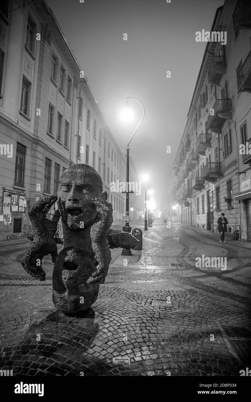 Eco, the sculpture of Marc Didou Stock Photo - Alamy