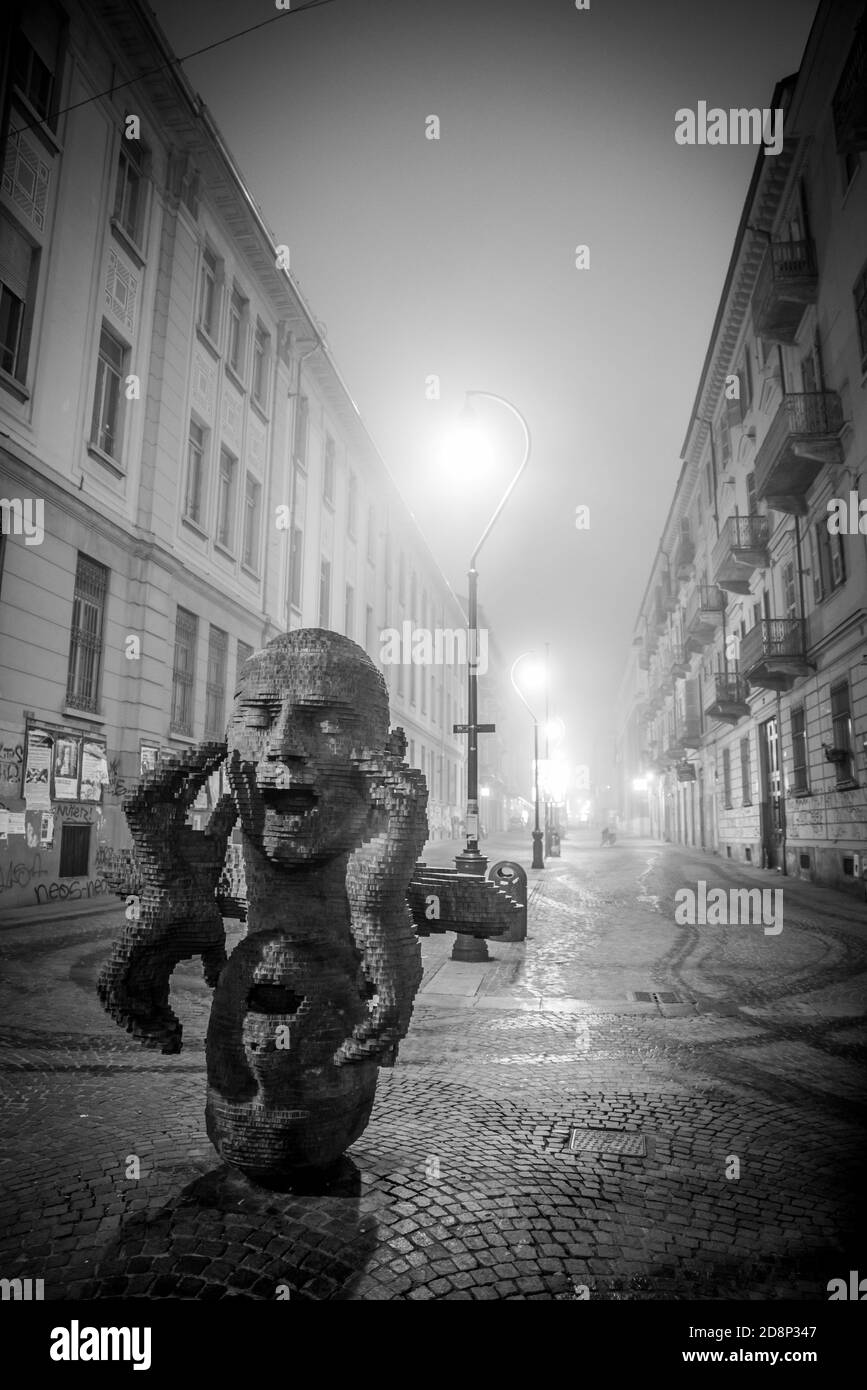 Eco, the sculpture of Marc Didou Stock Photo - Alamy