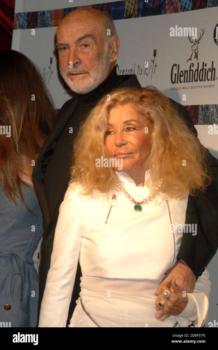 NEW YORK - APRIL 05: Sean Connery Micheline Connery attends the 8th ...