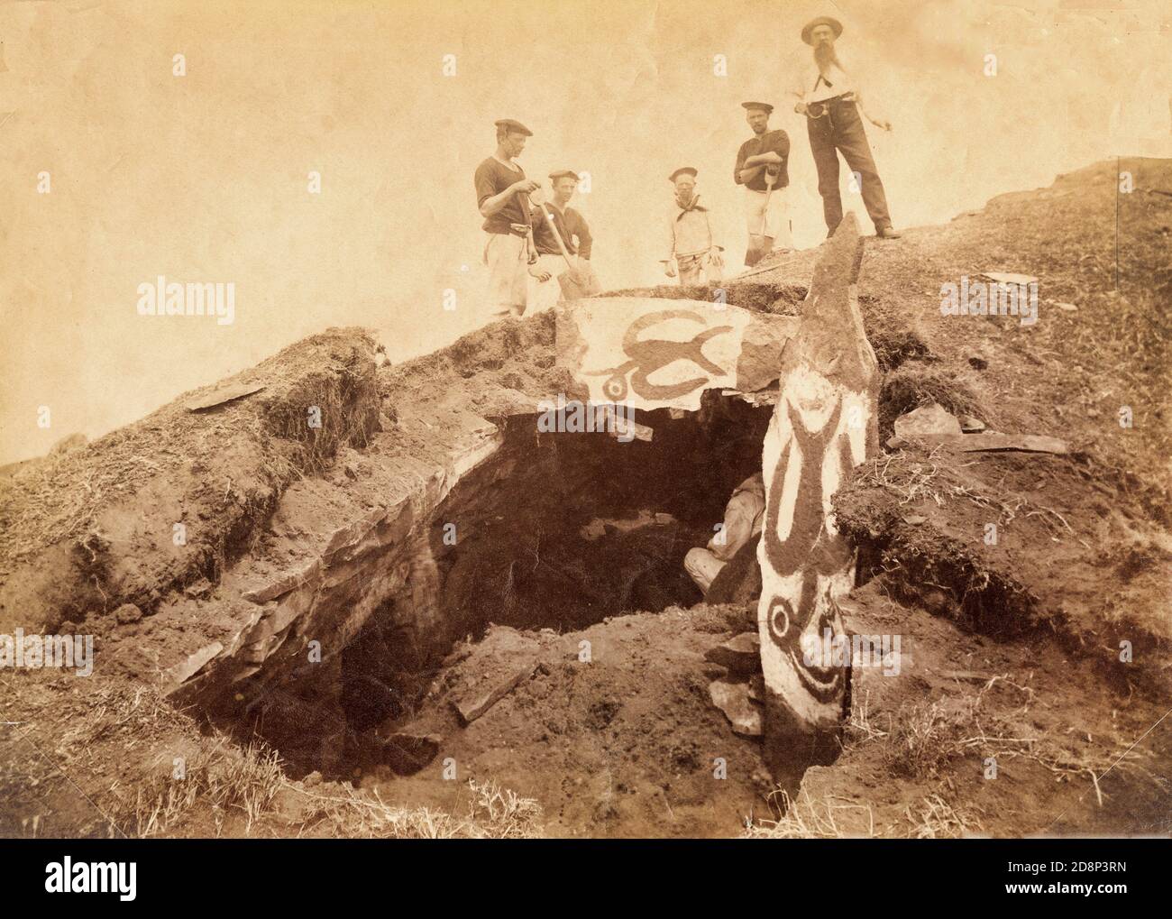 Easter Island History, 1886 Stock Photo - Alamy