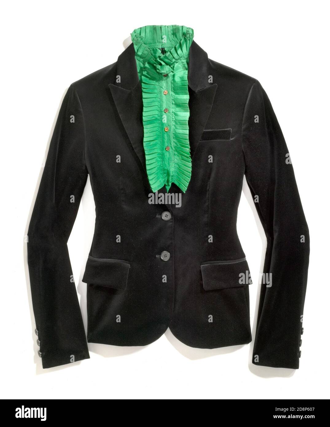 White ruffle shirt hi-res stock photography and images - Alamy