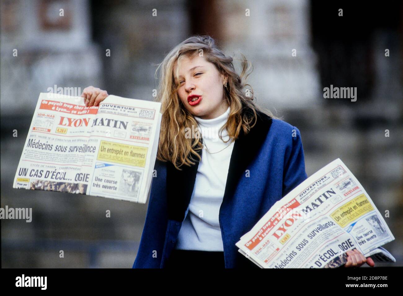 Anna, Golden Youth, Moscow, CEI, 1991 Stock Photo - Alamy