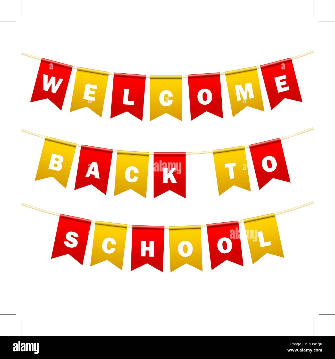 Welcome back party Stock Vector Images - Alamy