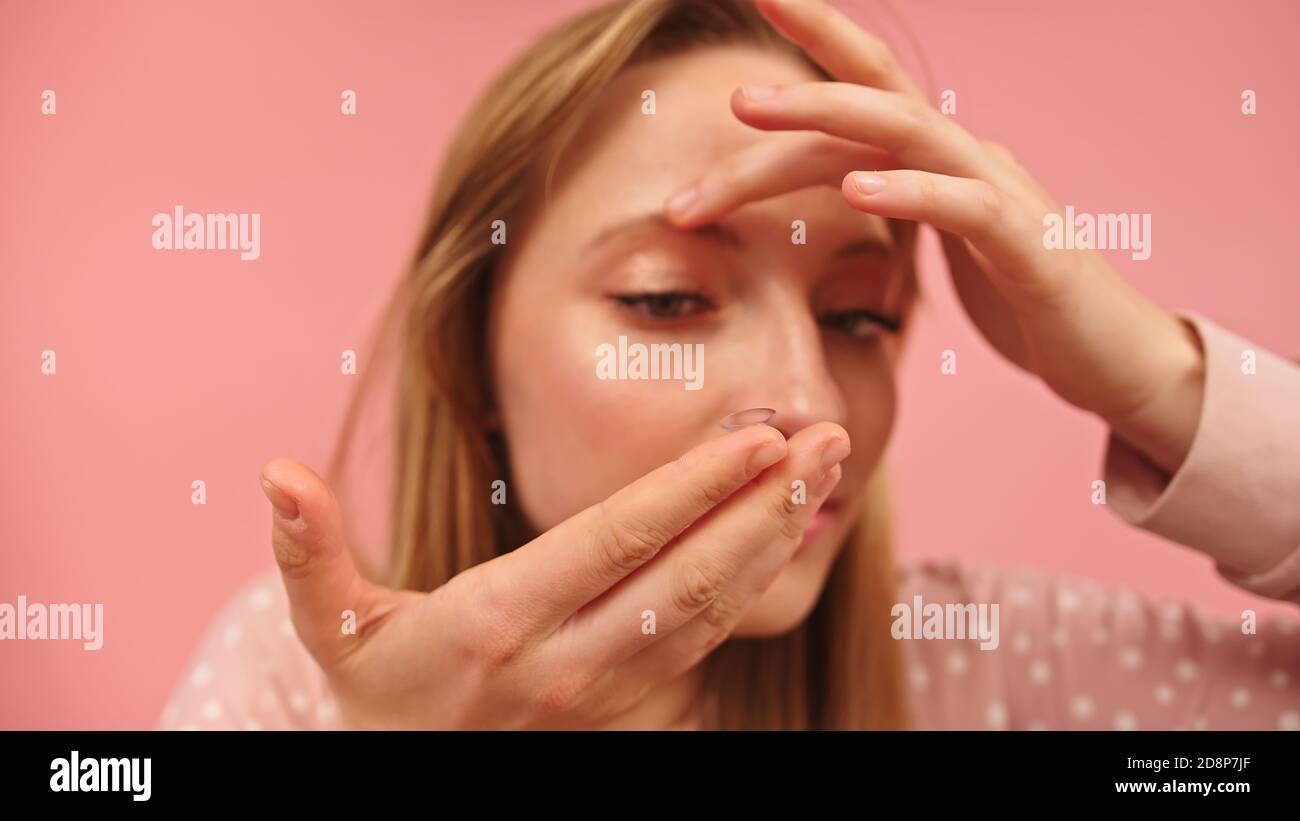 Beautiful human eye contact lens hi-res stock photography and images ...