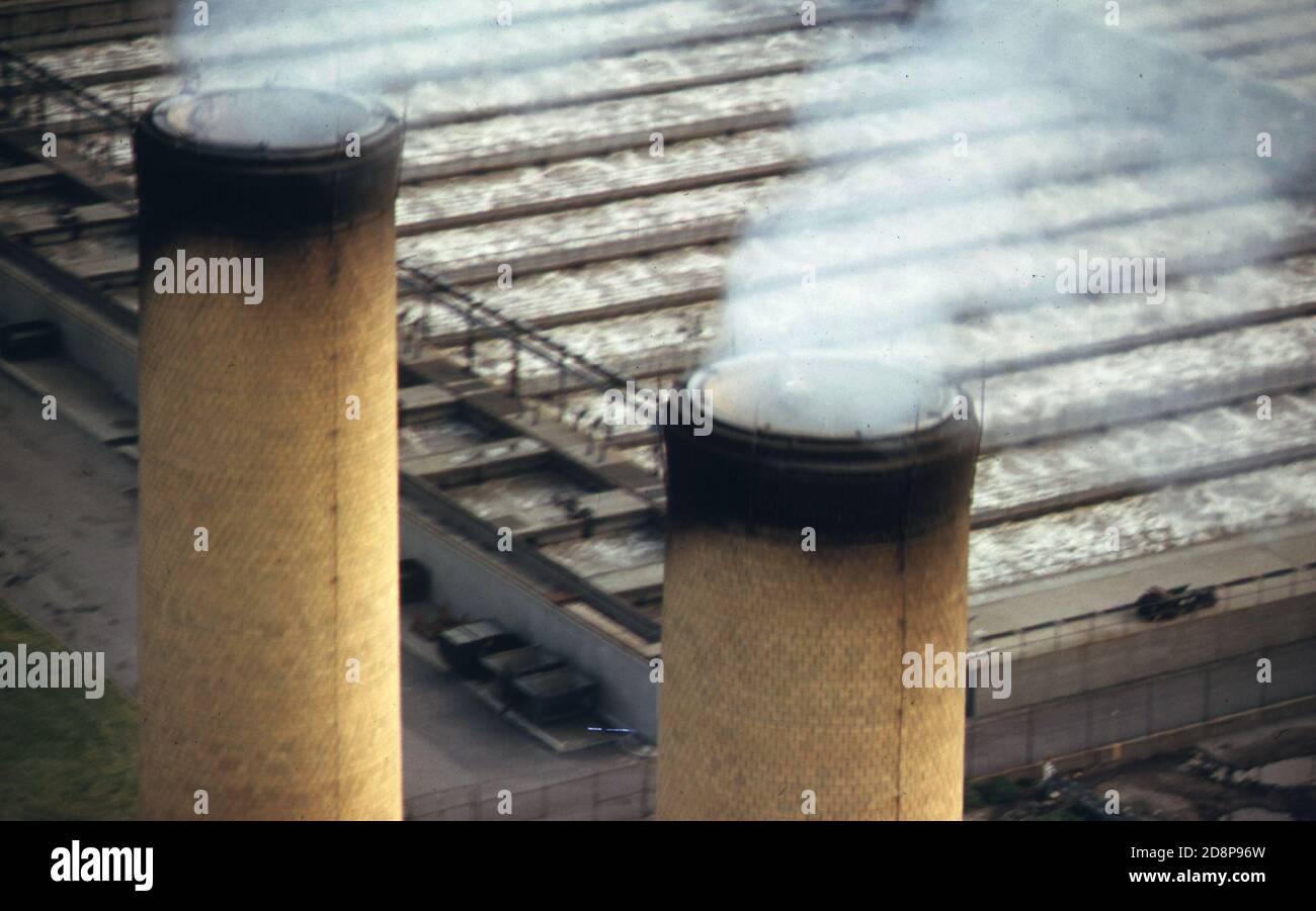 Smoke stacks in Brooklyn ca. 1973 Stock Photo - Alamy