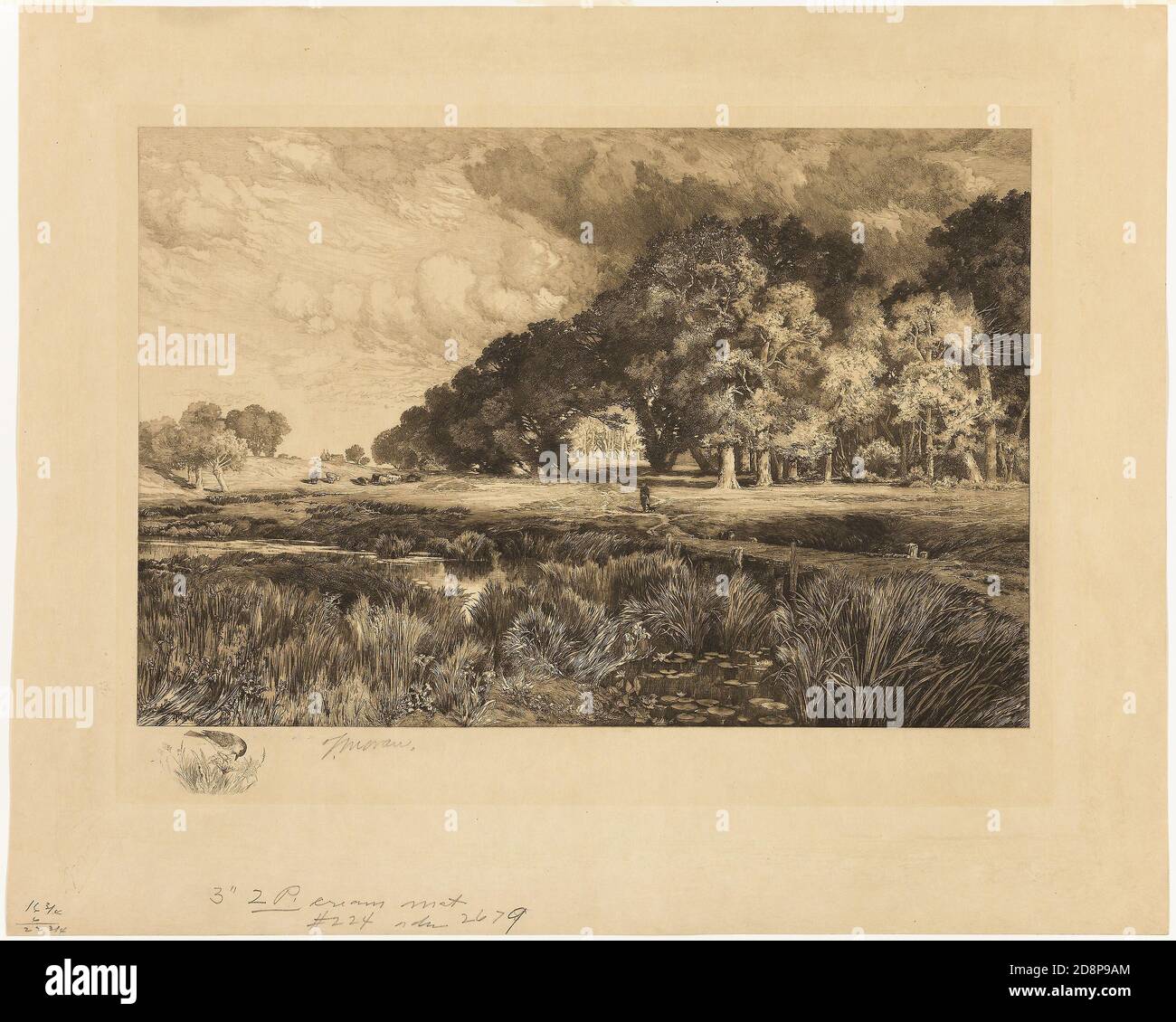 Etching with drypoint and roulette hi-res stock photography and images ...