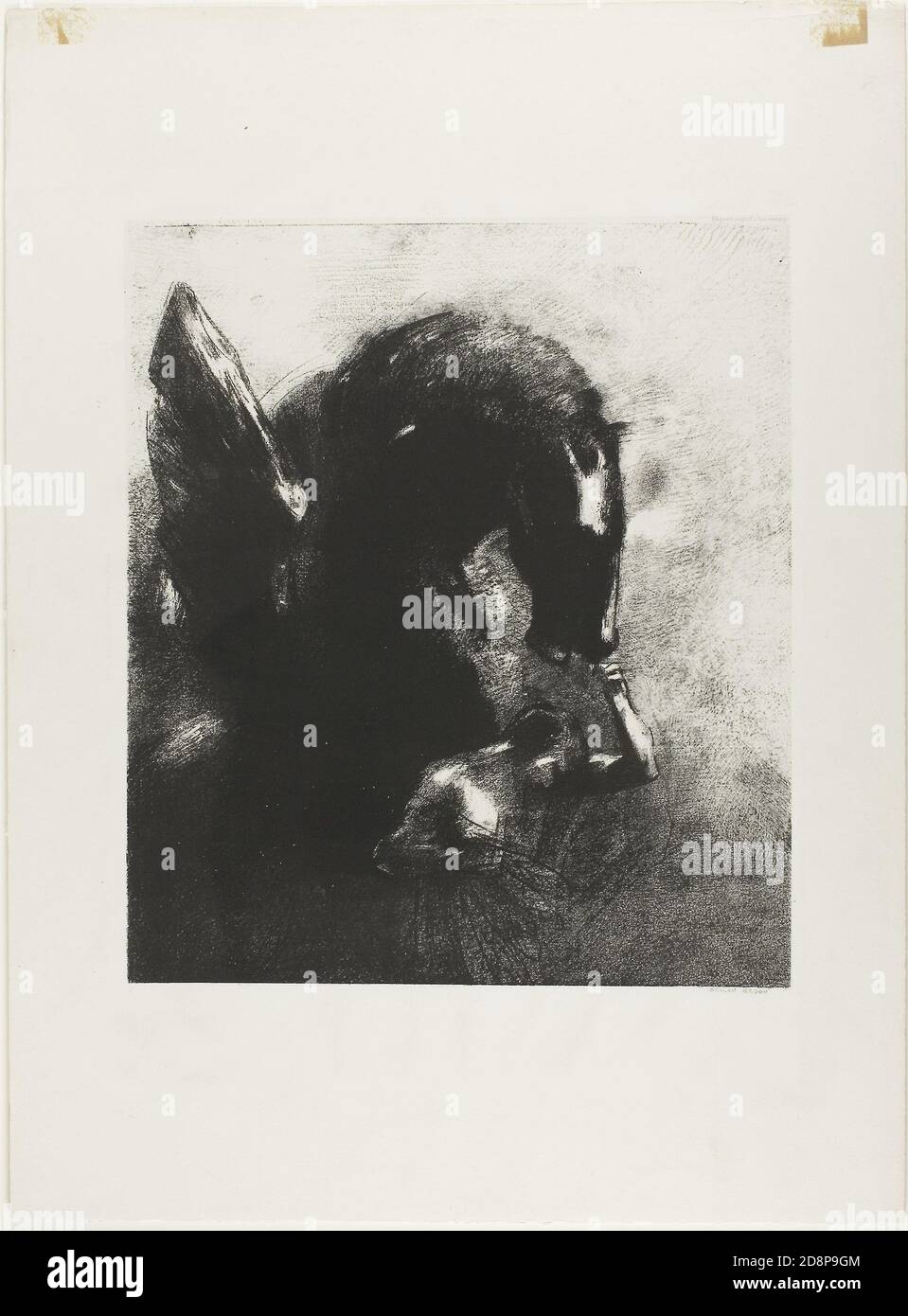 Transfer lithograph on mounted ivory China paper Stock Photo - Alamy