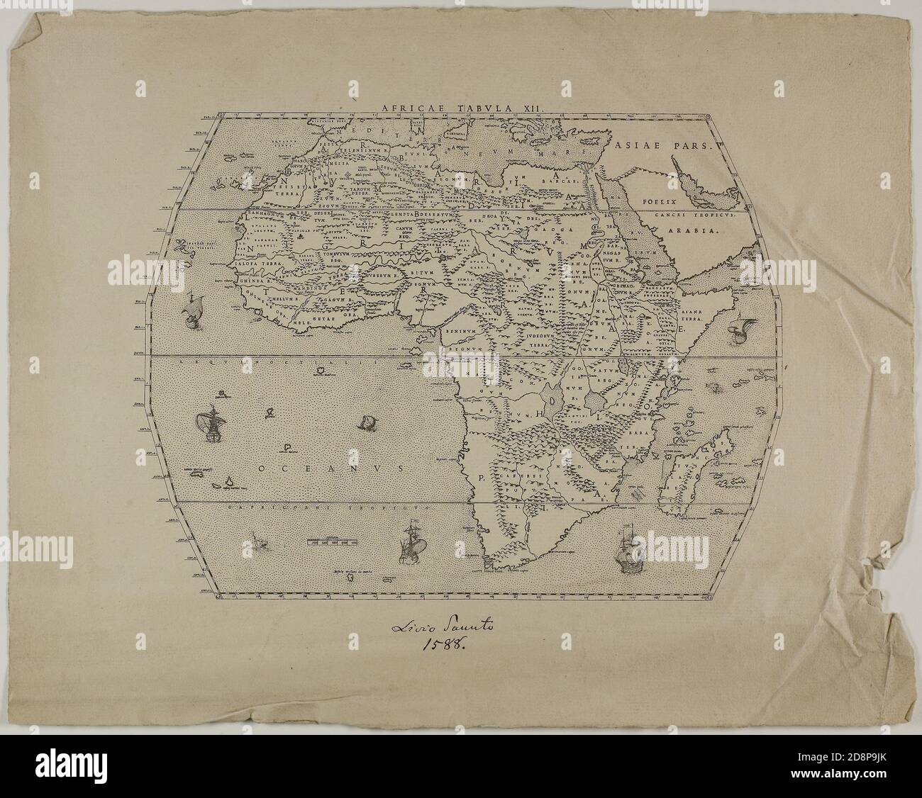 1500s map africa hi-res stock photography and images - Alamy