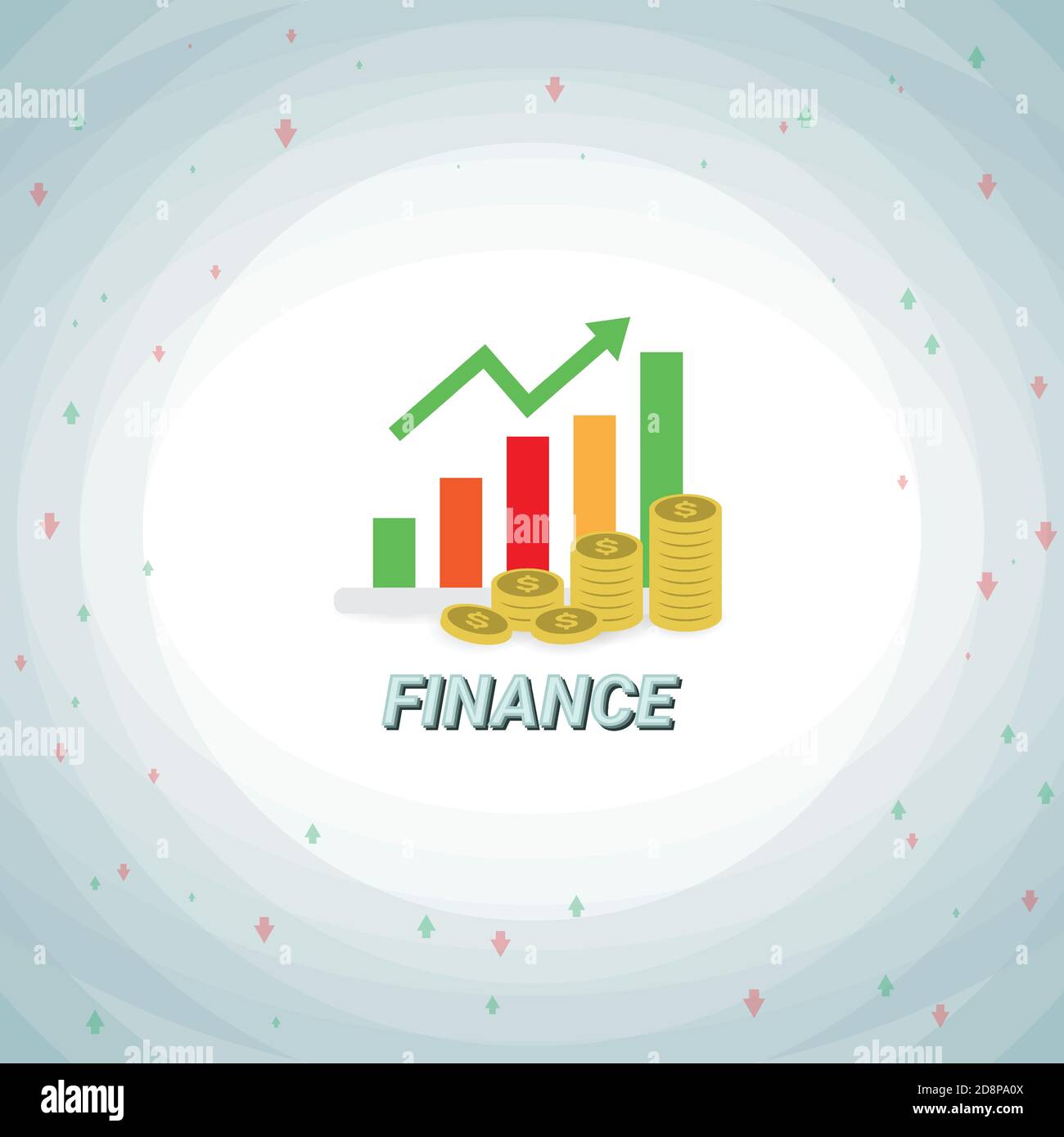 Finance background template. Vector illustration Stock Vector Image ...