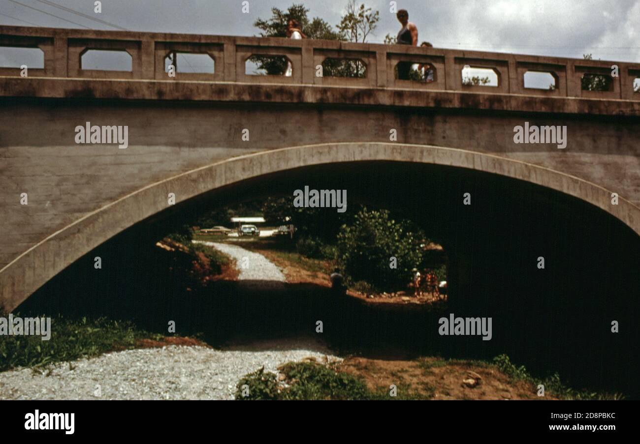 Pedestrian route under the chattahoochee river bridge connects the ...
