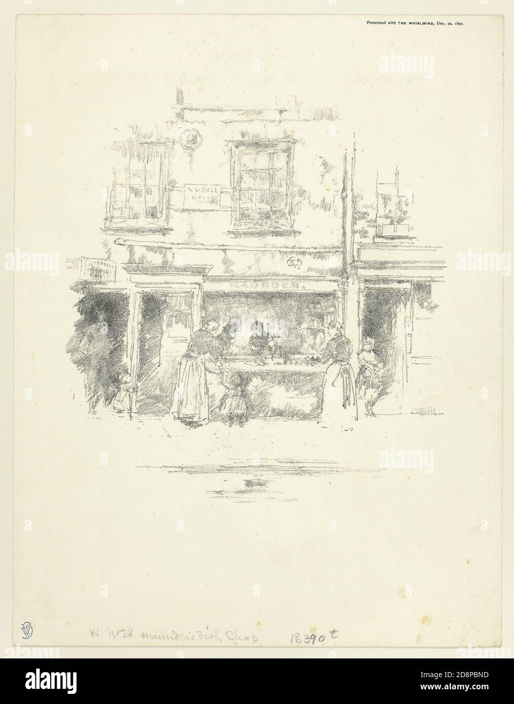 Transfer lithograph in black with scraping, on cream wove paper Stock ...