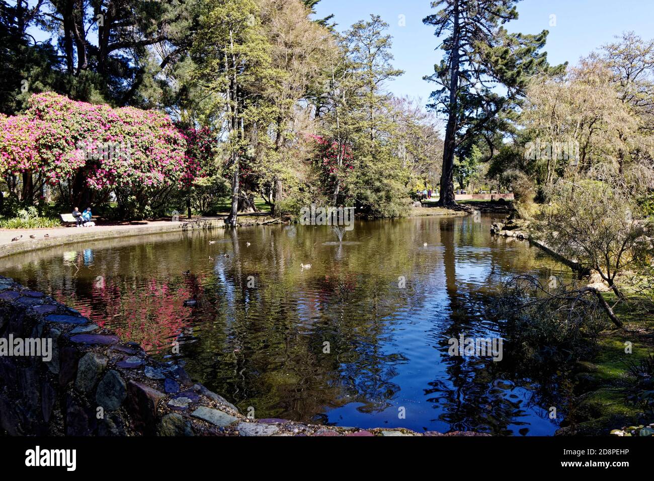 Queens Park is a tourist attraction in Invercargill, New Zealand, and ...