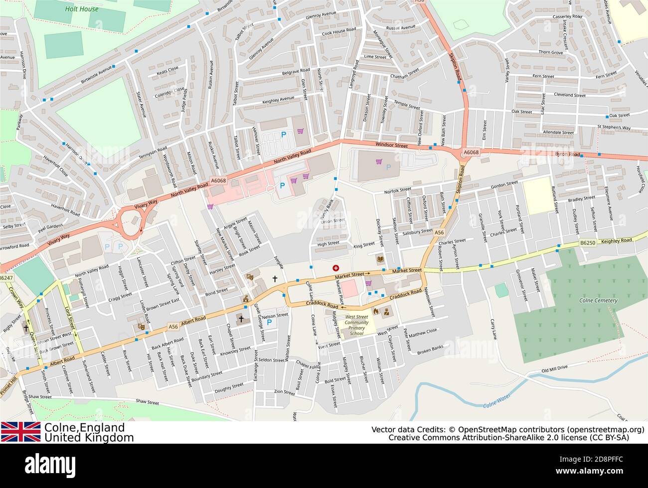 Map Of Fleetwood High Resolution Stock Photography and Images - Alamy