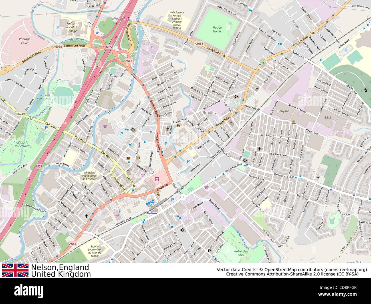 Map Of Fleetwood High Resolution Stock Photography and Images - Alamy
