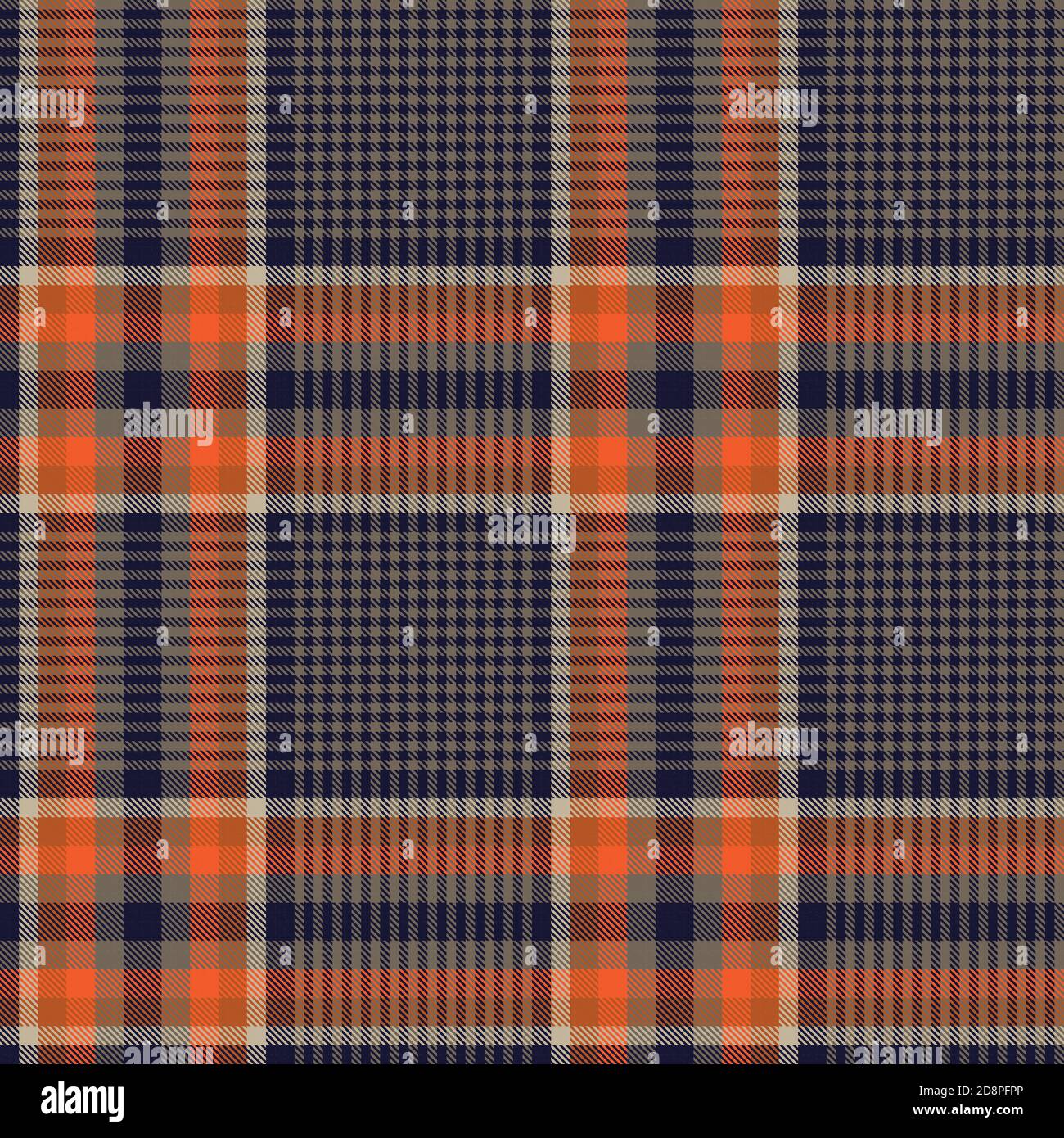 Glen Plaid textured seamless pattern suitable for fashion textiles and ...