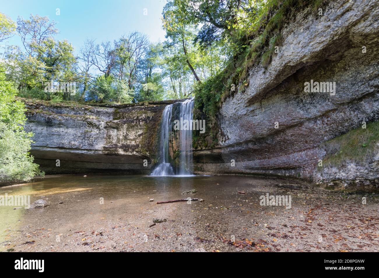 Wonderful Cascades du Herisson, Waterfalls of the Herisson in the Jura ...