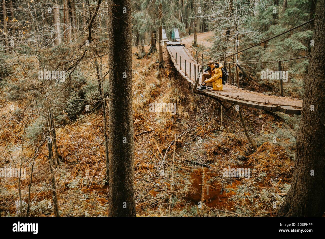 Man bridge water hi-res stock photography and images - Alamy
