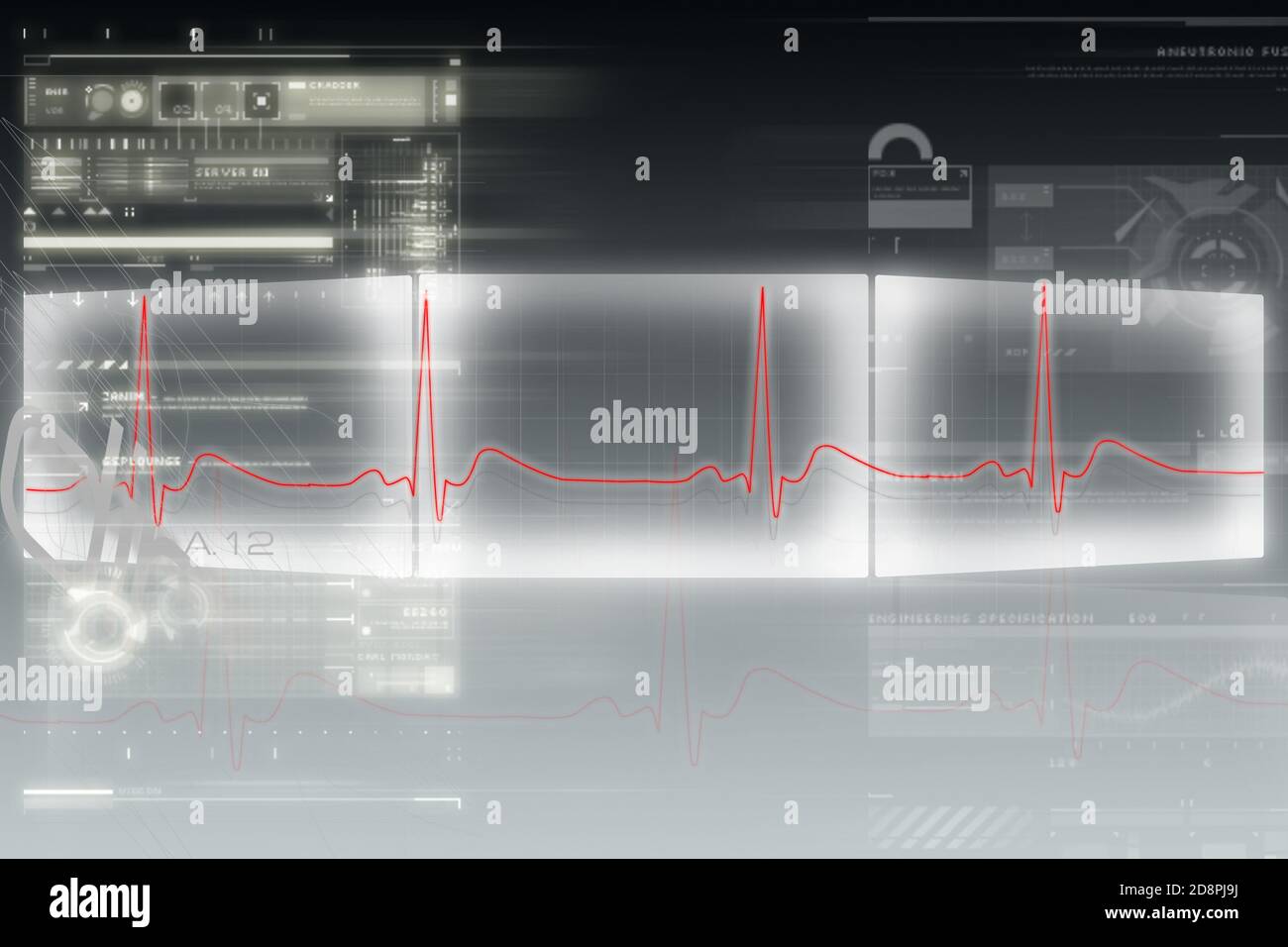 Ecg monitor death hi-res stock photography and images - Alamy
