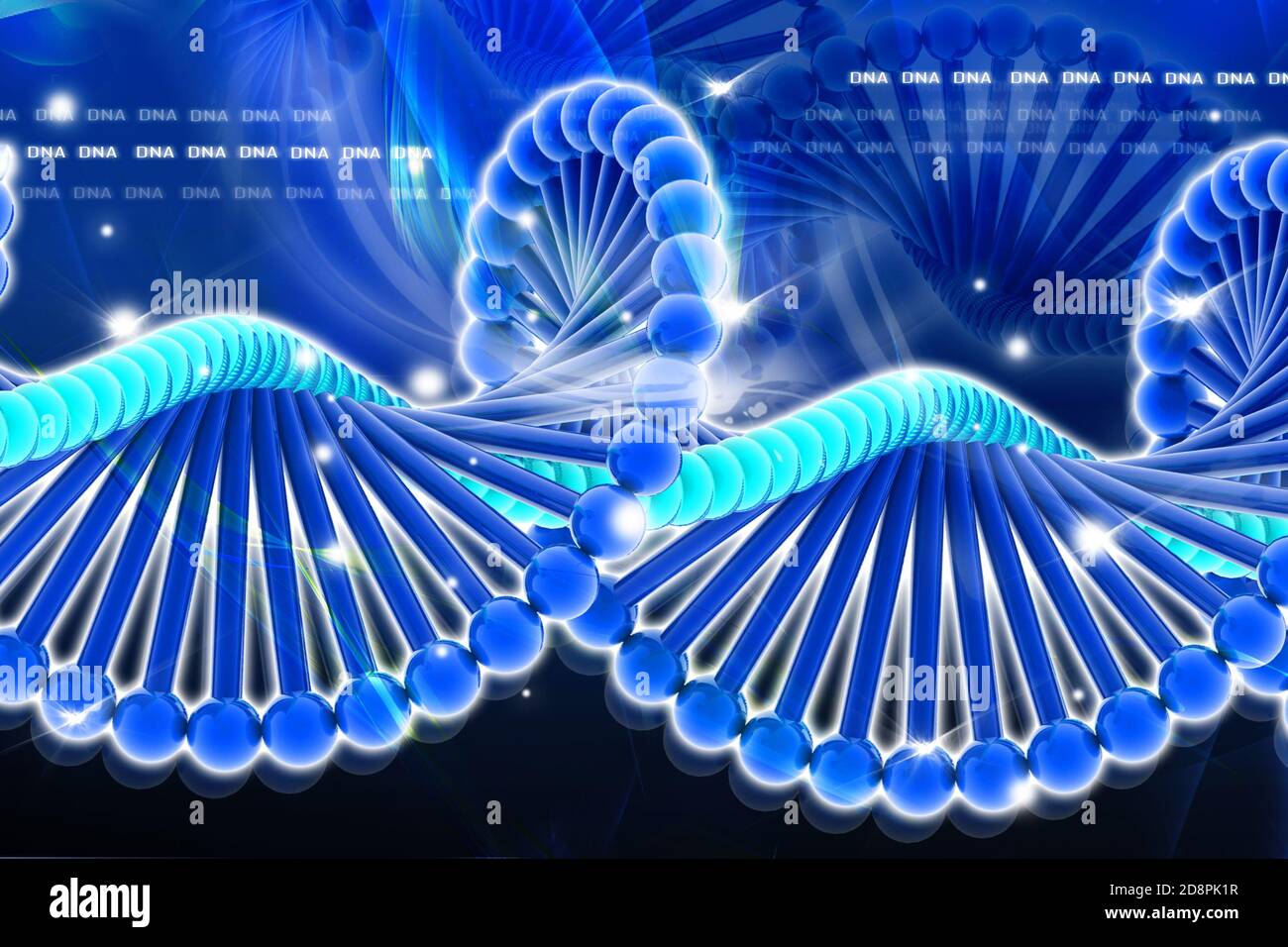 DNA in digital design Stock Photo - Alamy