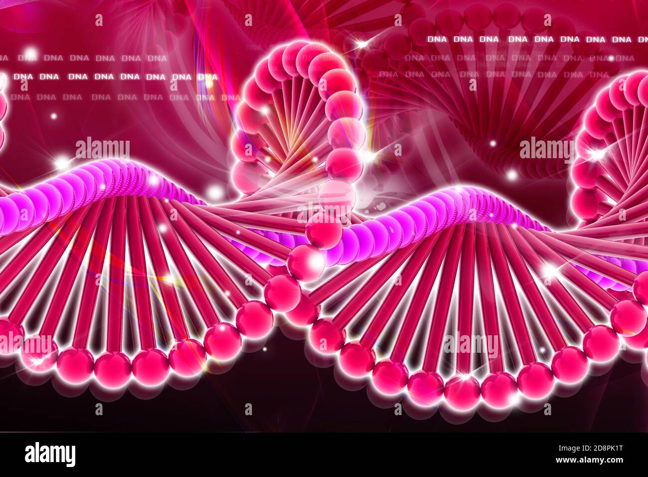DNA in digital design Stock Photo - Alamy