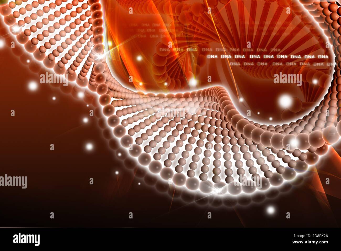 DNA in digital design Stock Photo - Alamy