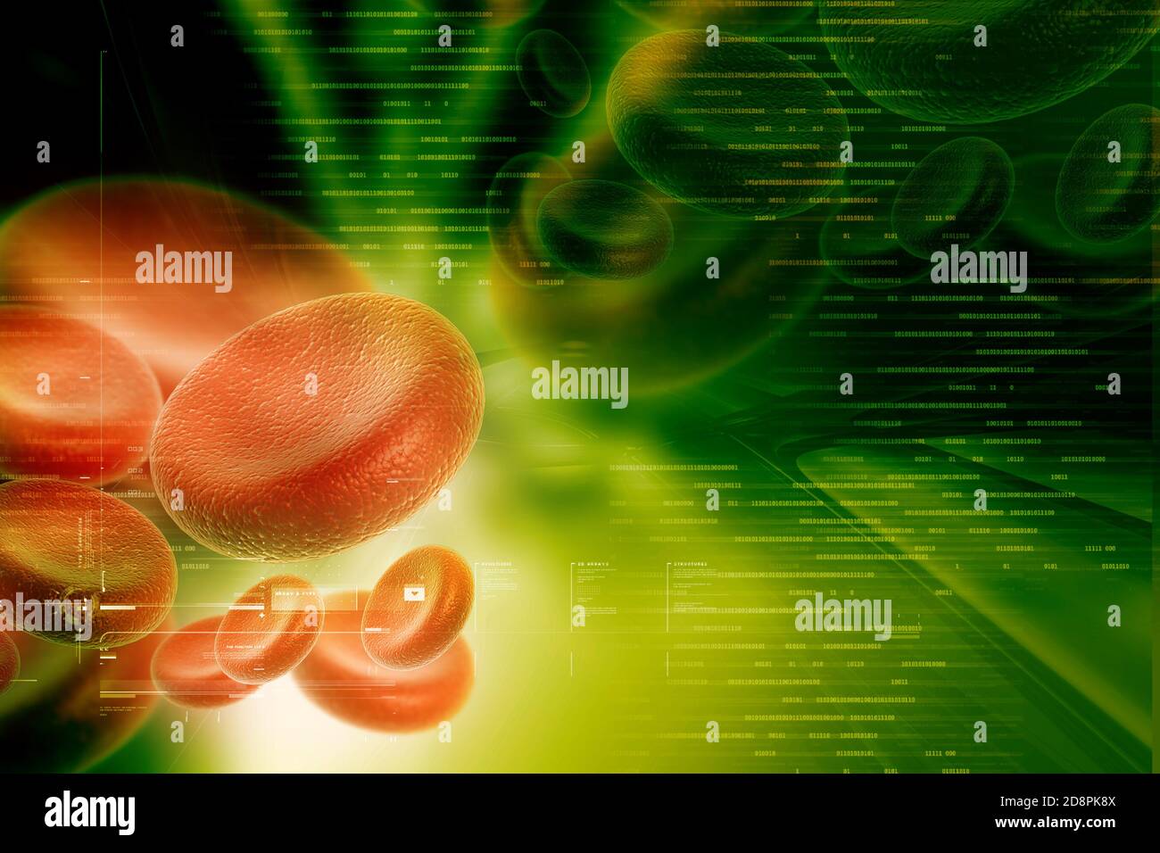 Neurons in digital design hi-res stock photography and images - Alamy