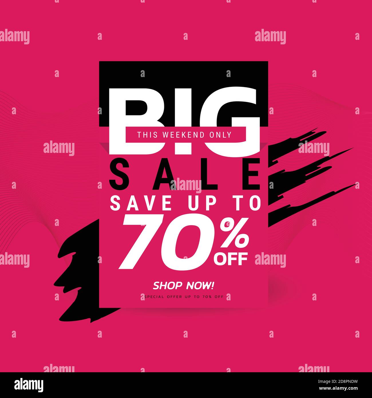 big sale Template Vector illustration Stock Vector Image & Art - Alamy