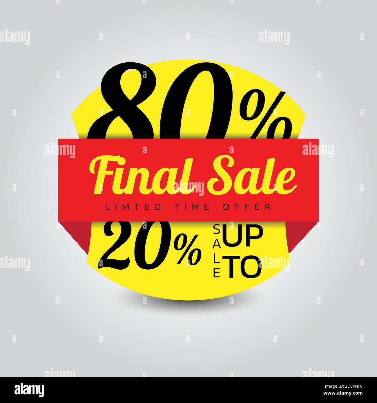 Black friday 80% off Stock Vector Images - Alamy
