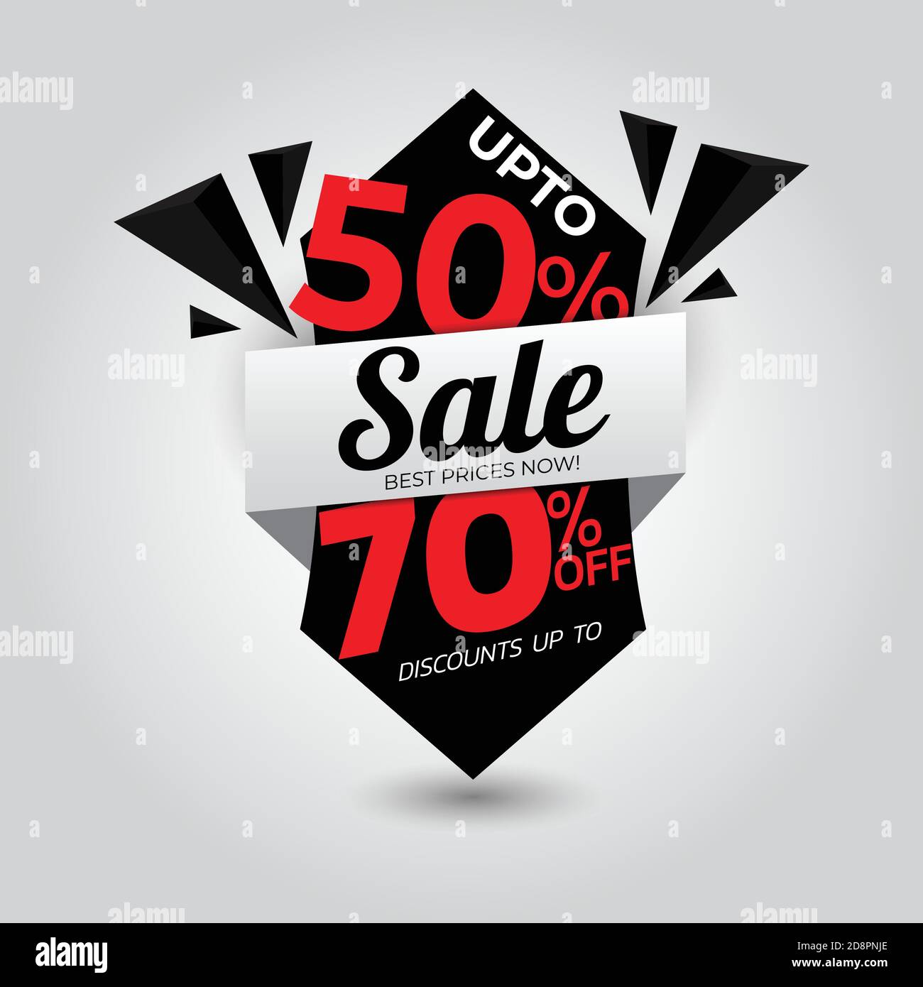 70% off mega sale Stock Vector Images - Alamy