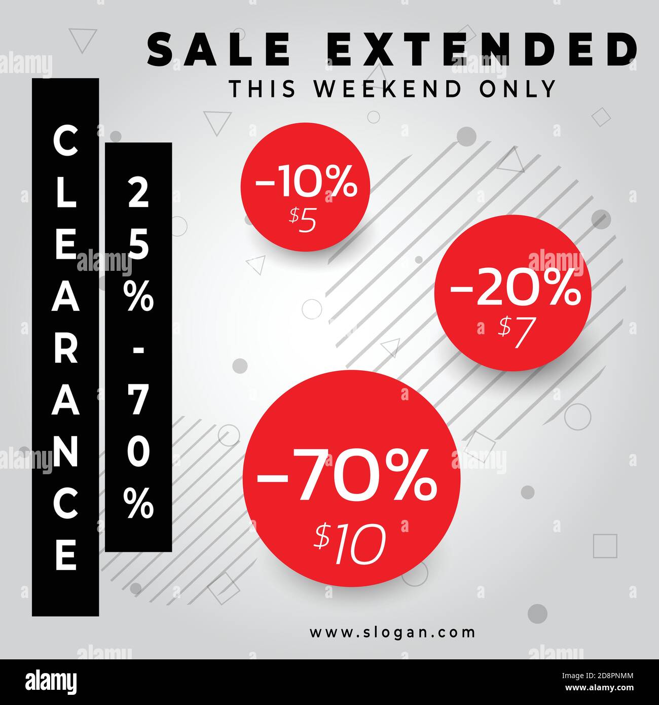 Discounts black friday design Stock Vector Images - Alamy