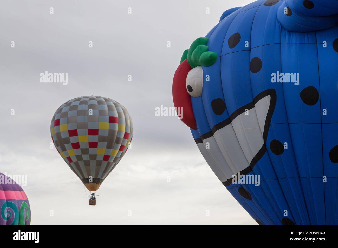 Hot air balloon funny face hi-res stock photography and images - Alamy