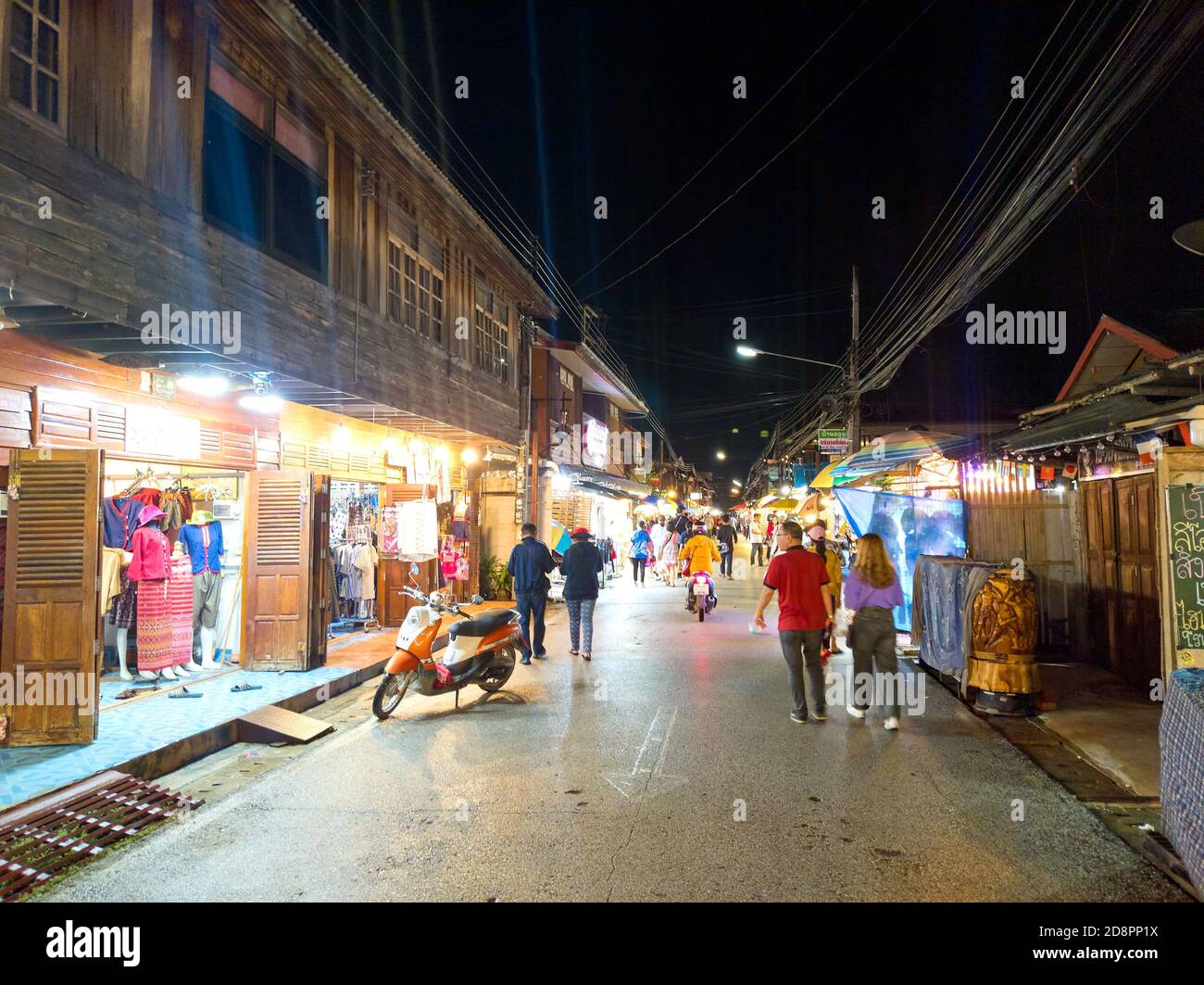 LOEI CHIANG KHAN THAILAND-18 OCTOBER 2020: Chiang Khan Walking Street ...