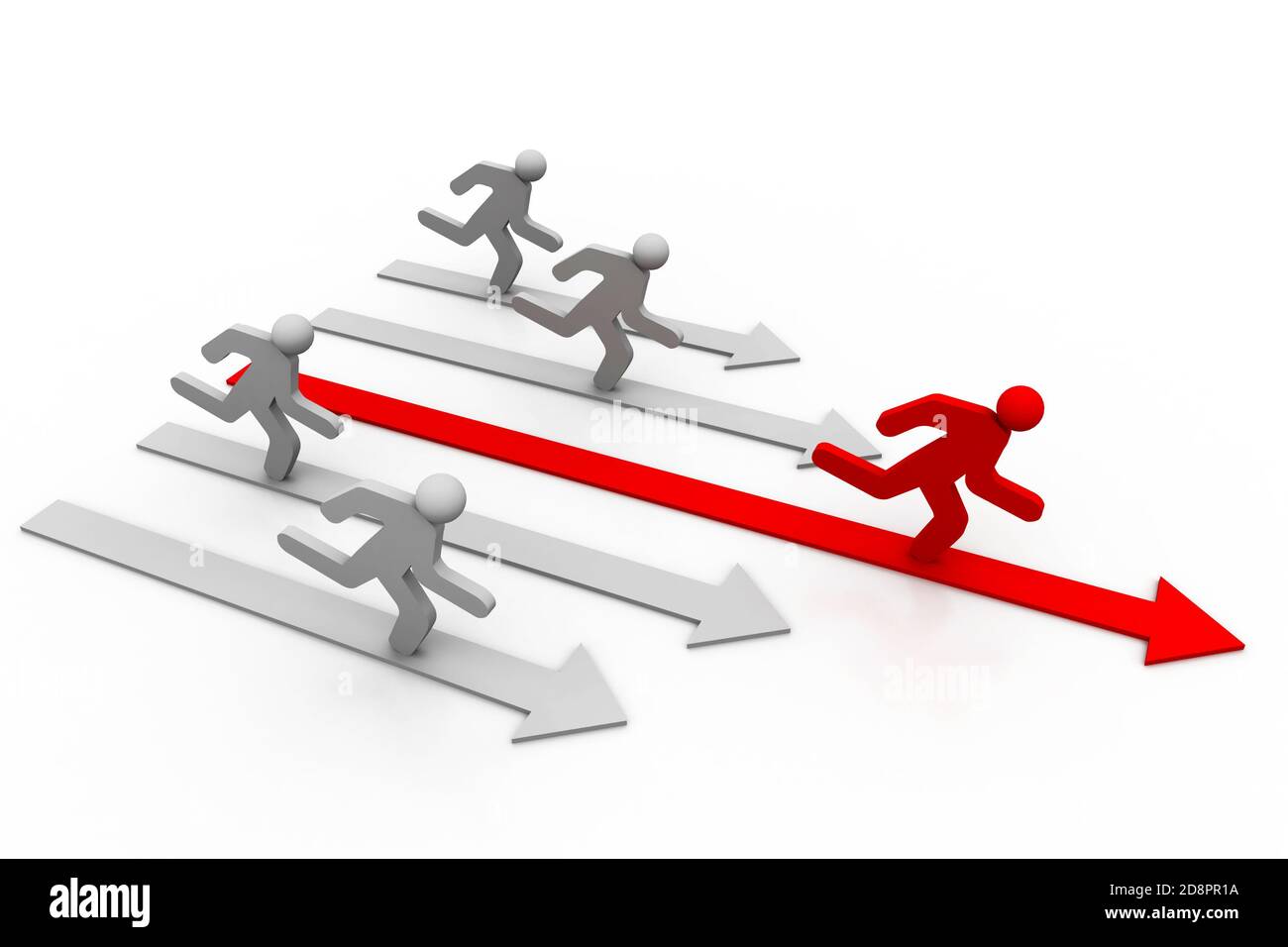 Direct road to success Stock Photo - Alamy