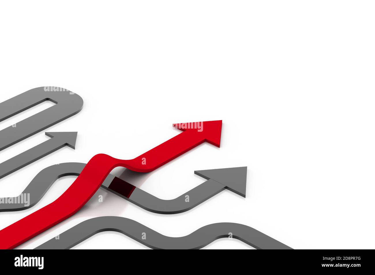 Movement direction to success Stock Photo - Alamy