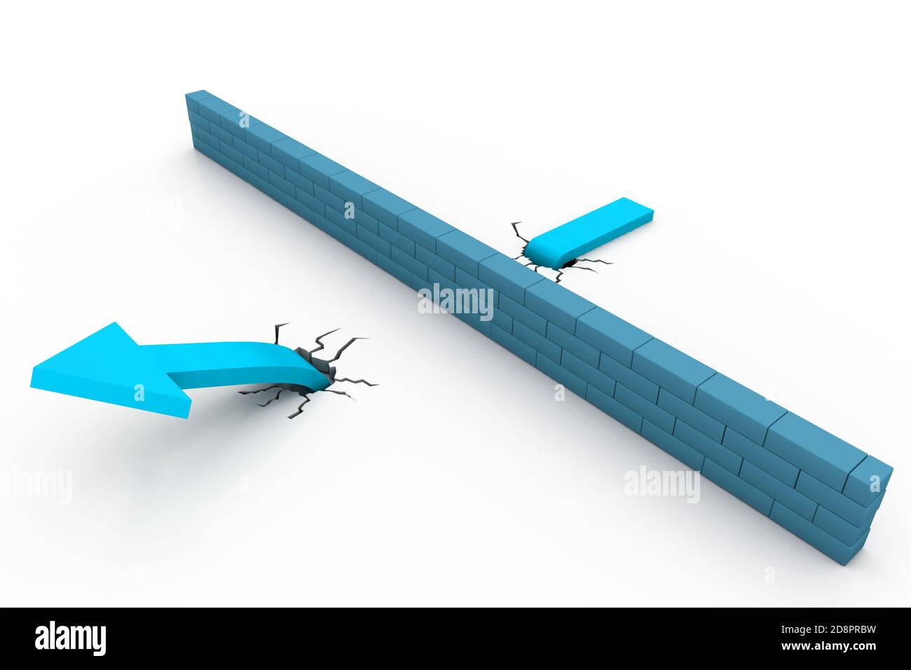 Do not stop arrow Stock Photo - Alamy