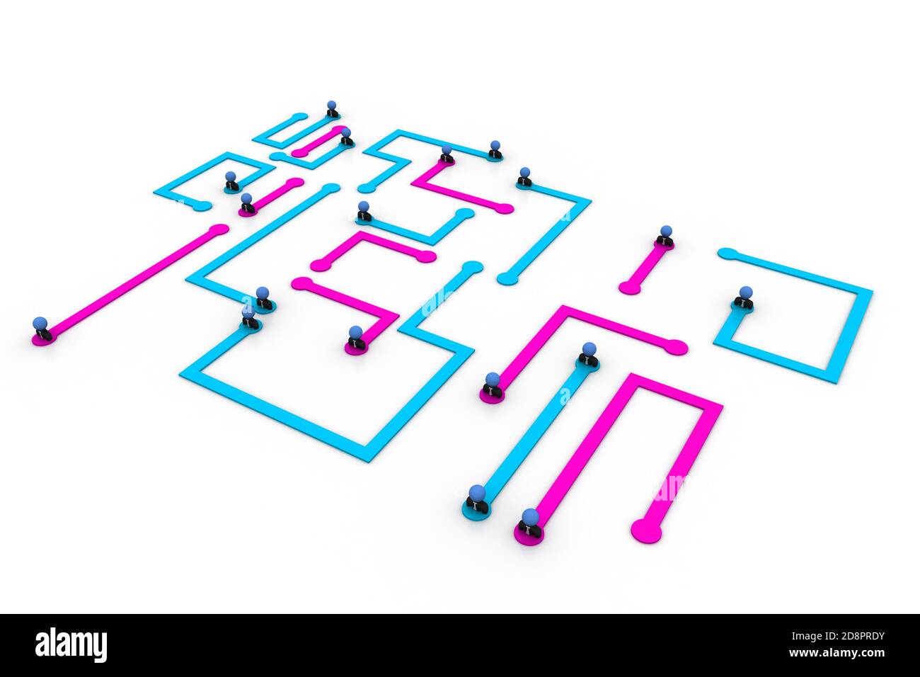 Business people network Stock Photo - Alamy