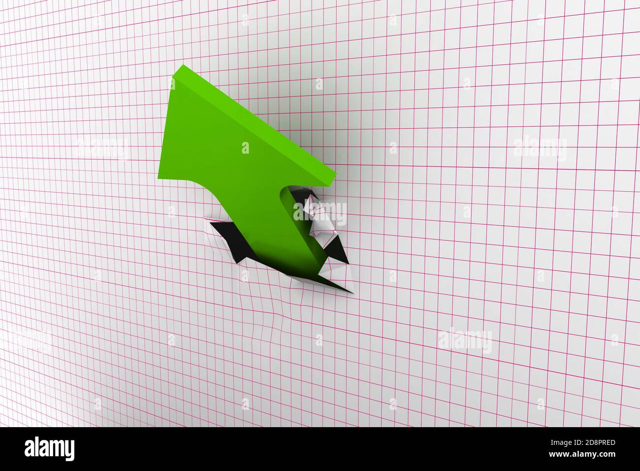 Growth green arrow Stock Photo - Alamy