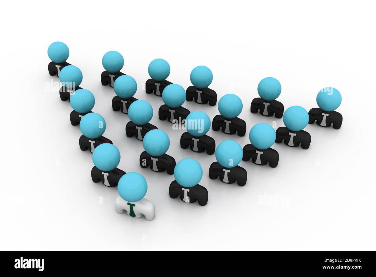 Business group with leader Stock Photo - Alamy