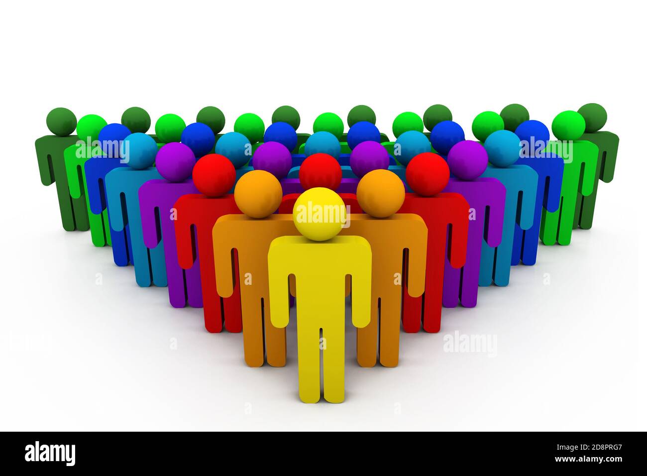 Stand Out From The Crowd Stock Photo - Alamy