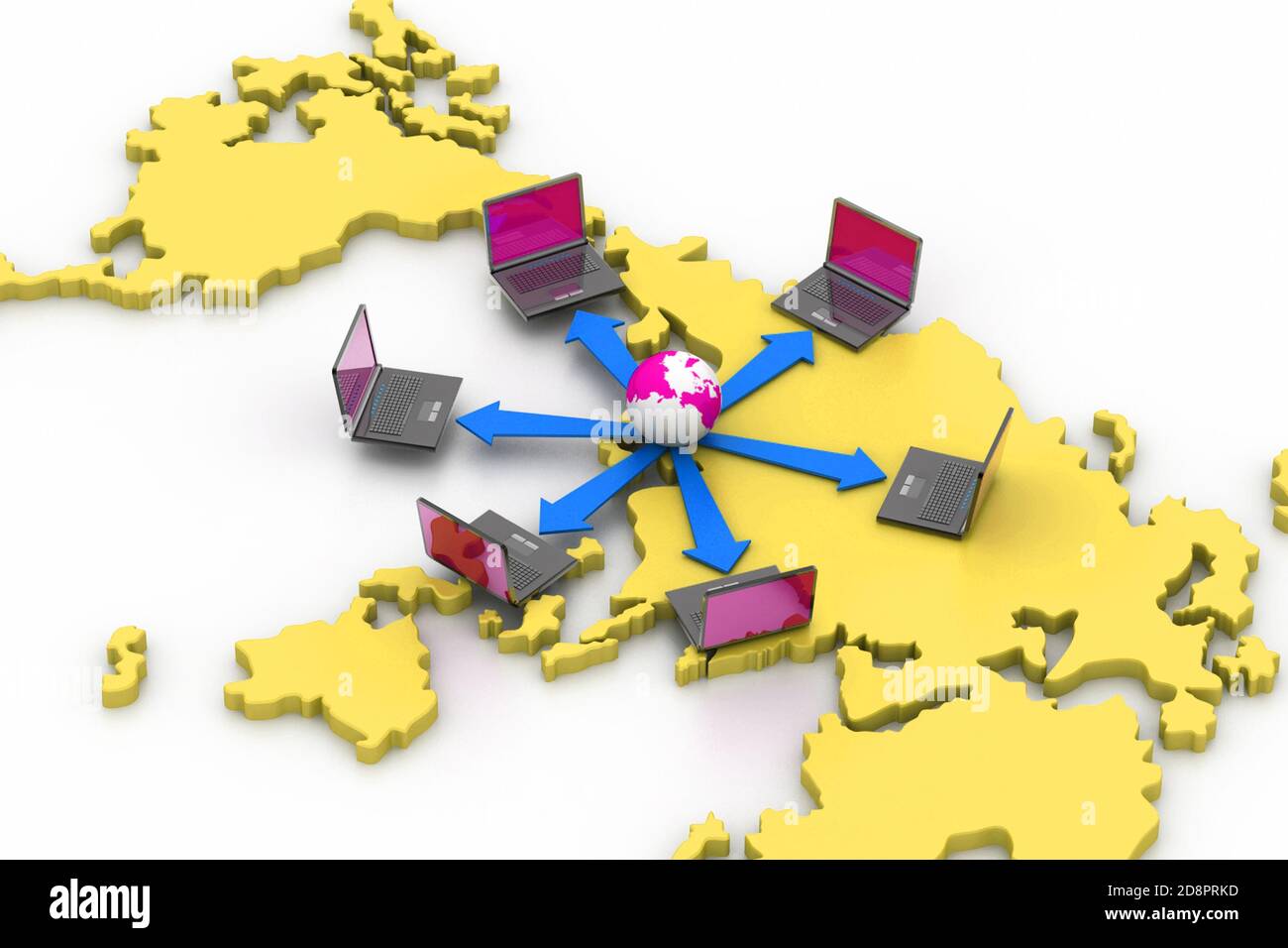 World Computer network Stock Photo - Alamy