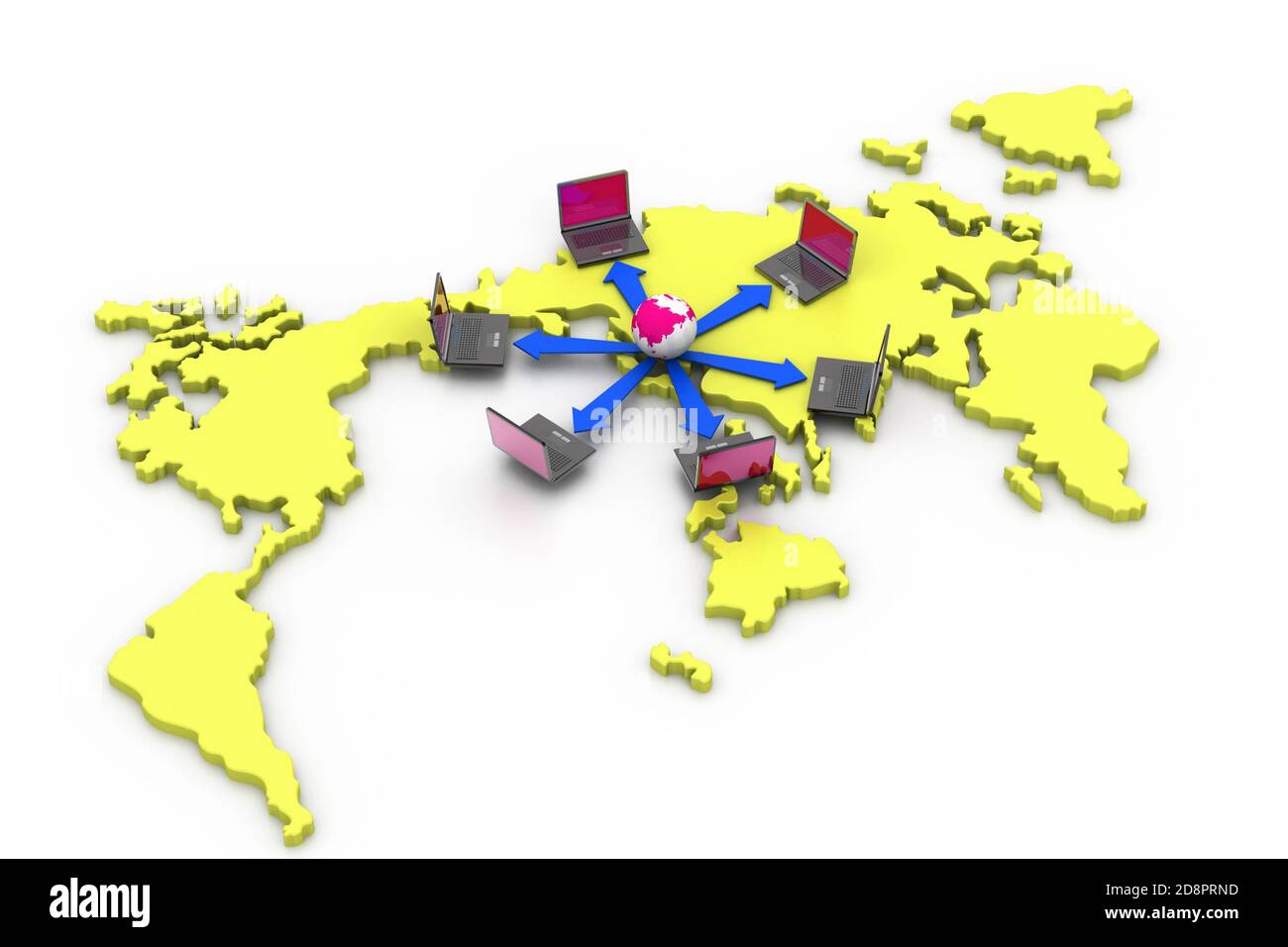 World Computer network Stock Photo - Alamy