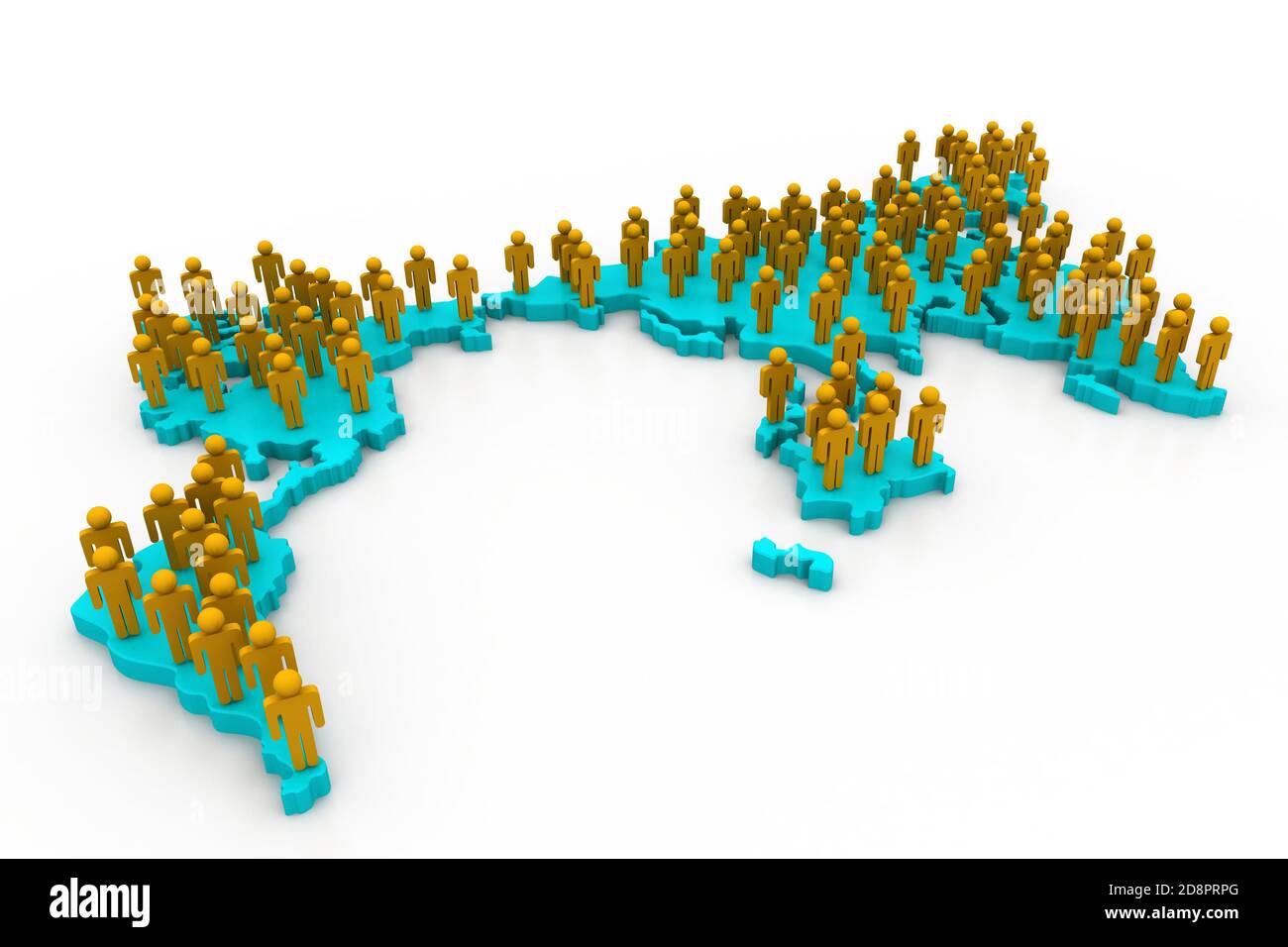 Population growth Cut Out Stock Images & Pictures - Alamy