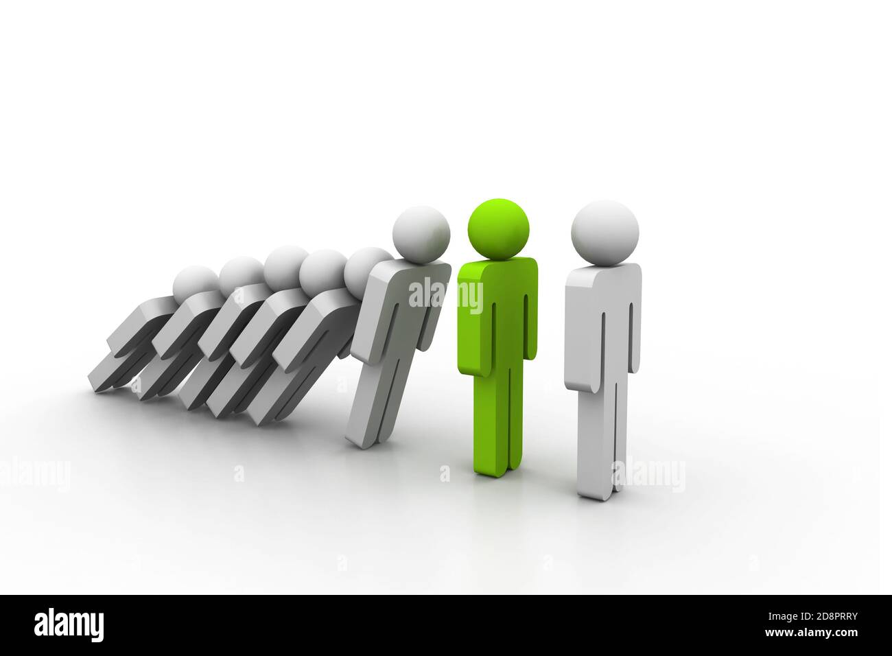 Concept of safety with strong leader Stock Photo - Alamy