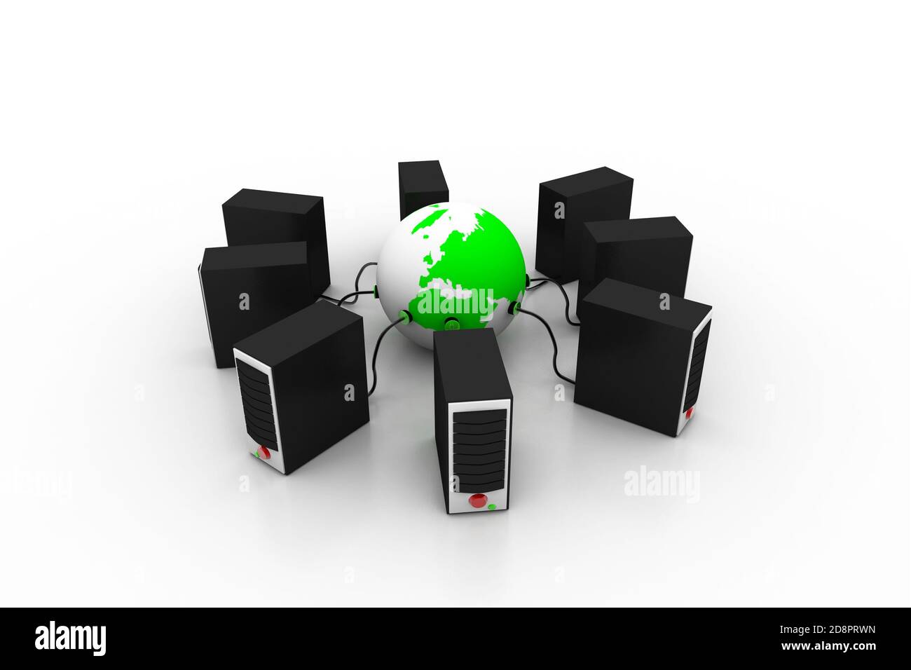 Global computer network Stock Photo - Alamy