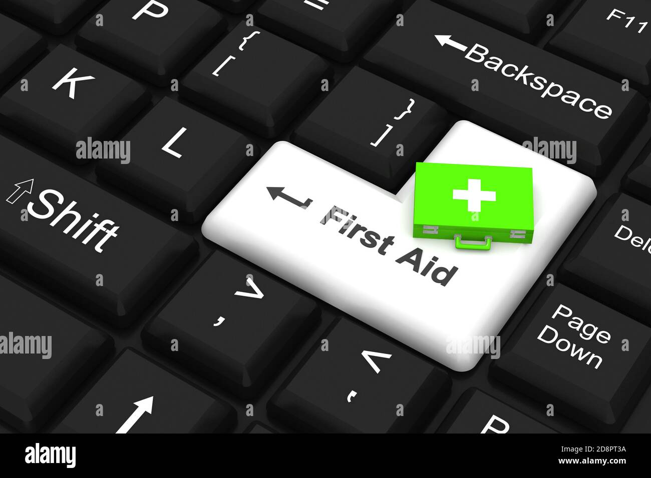 First aid key Stock Photo - Alamy
