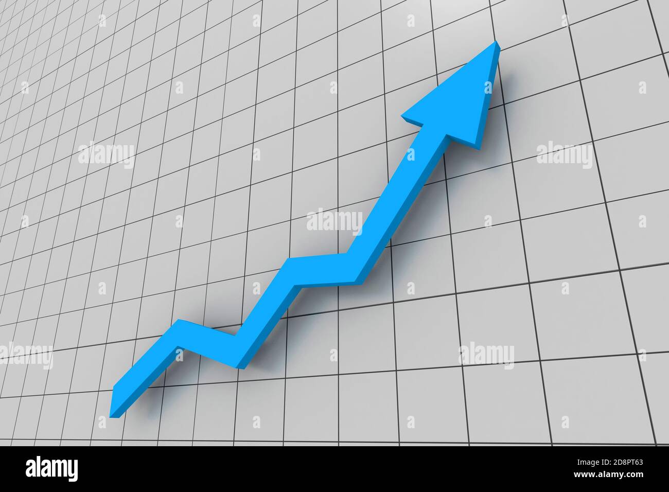 blue Business graph Stock Photo - Alamy