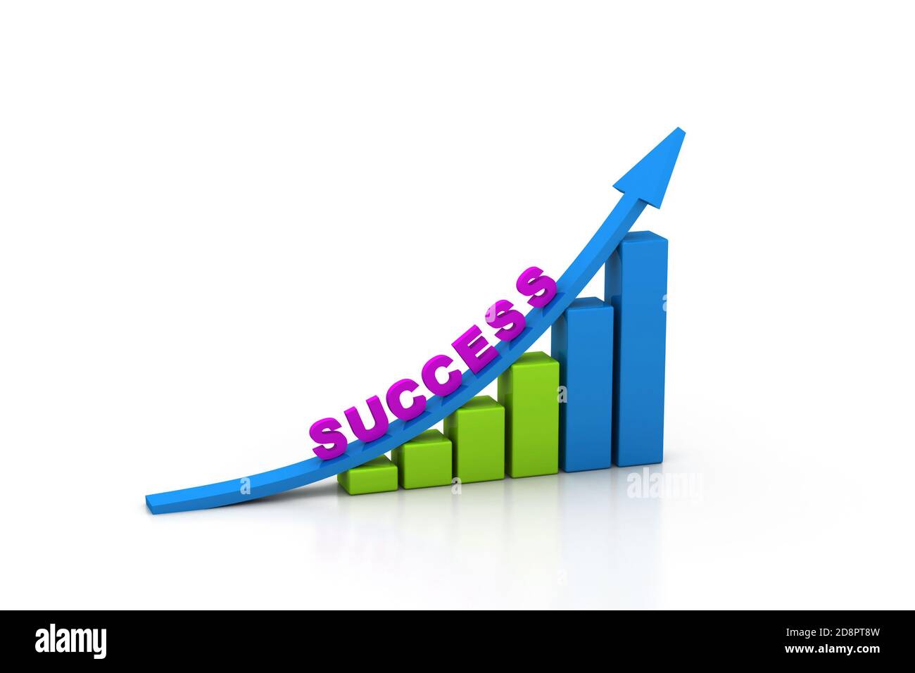 Business success graph Stock Photo - Alamy