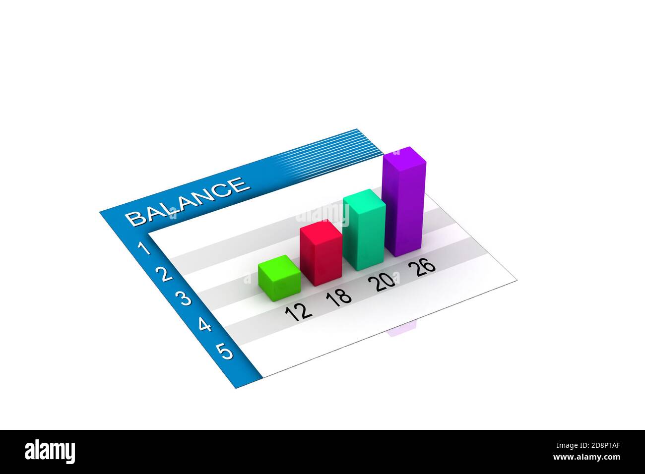 Business graph with chart Stock Photo - Alamy