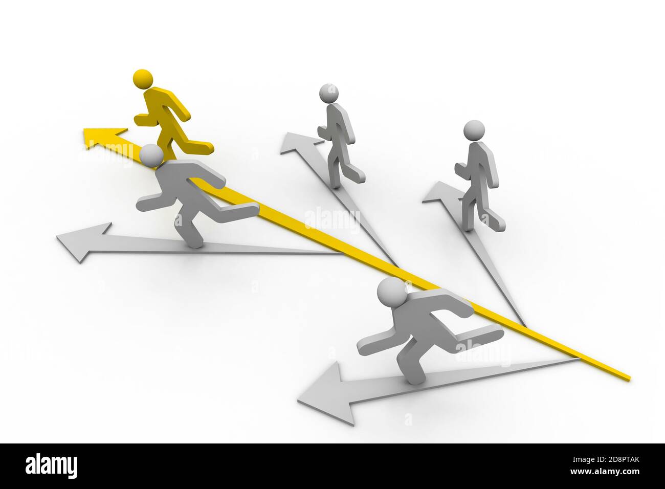 Direct business way Stock Photo - Alamy