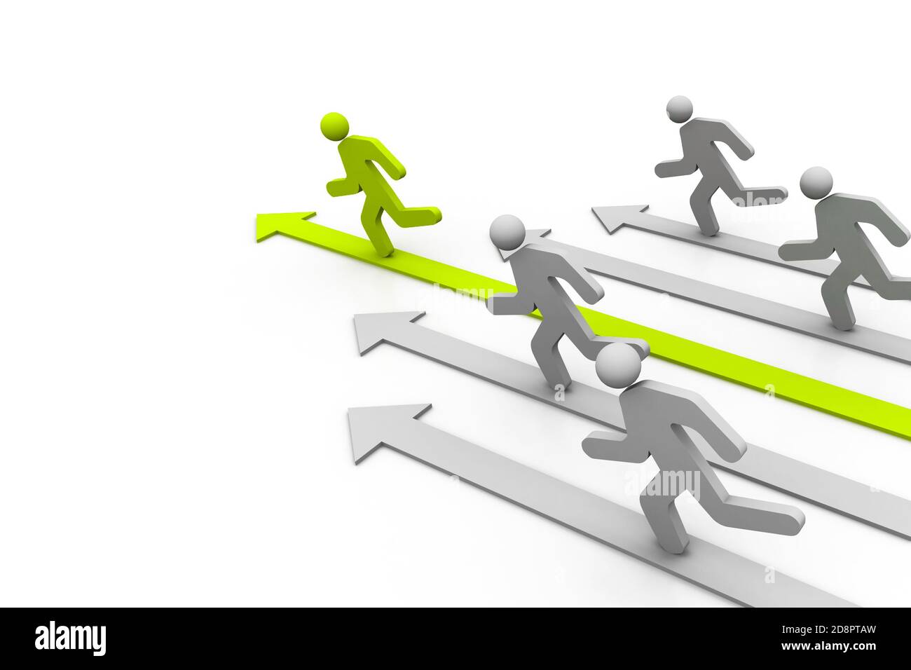 Direct road to success Stock Photo - Alamy